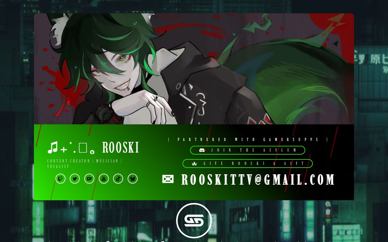 ROOSKI CONTACT/SOCIALS